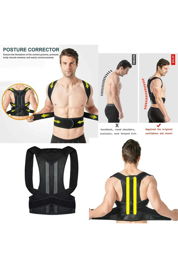 Gökplus Medical Upright Posture Corset - Underwire Shoulder and Back ...