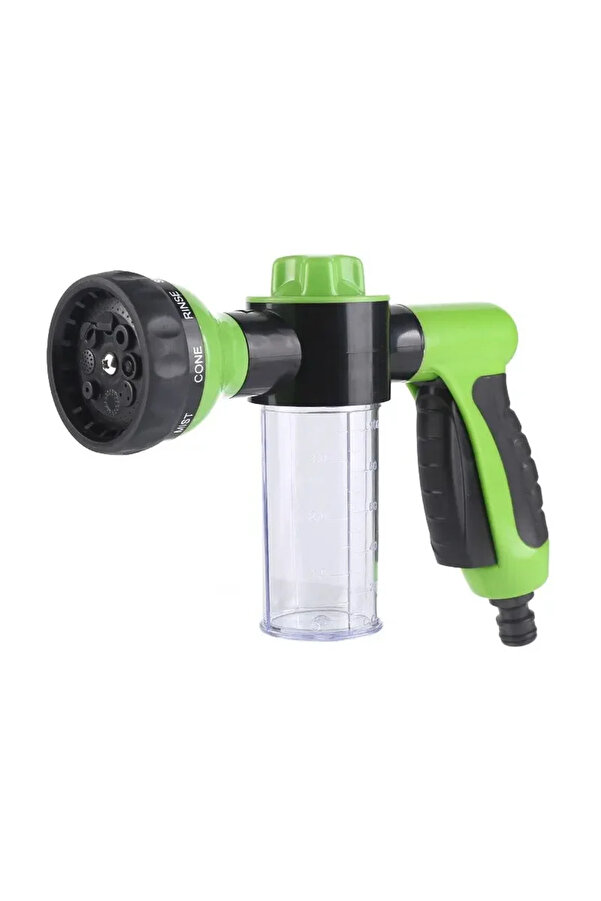 Choice Water Pressure Hose Nozzle, Foam Jet Spray Gun, 8 in 1, Soap Pan ...