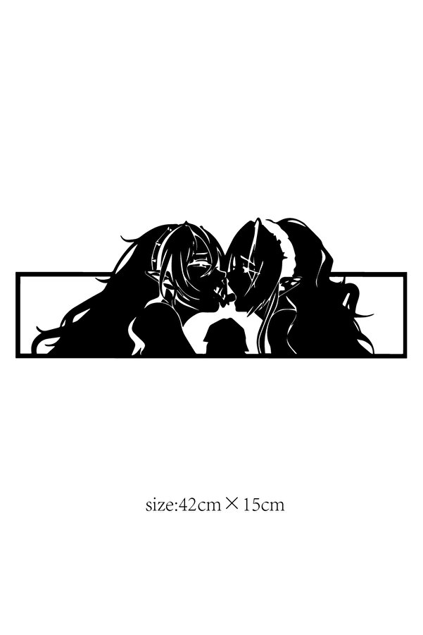 Choice For Car Sticker Sanime Waifu Bumper Window Decal Anime RV Vinyl ...
