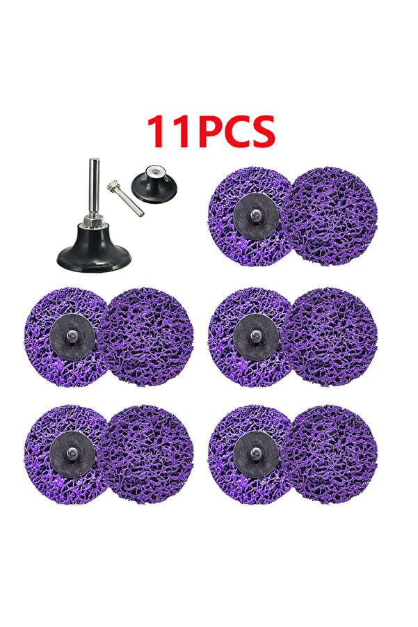 Choice 11 Pcs 2 I'' Quick Change Easy Strip Discs Rust Remover Wheel ...