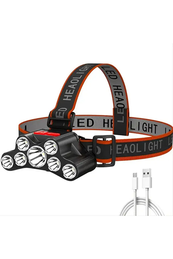 Choice Usb Rechargeable Led Headlight 7 Core Super Bright Headlamp ...