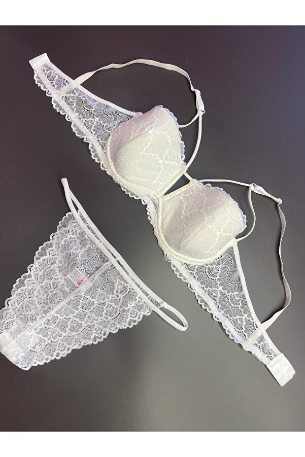 mikam CUPA GOLĂ SÂRMĂ DESIGN ELEGANT DANTELĂ MODEL SÂRMĂ SET SUTIEN ...