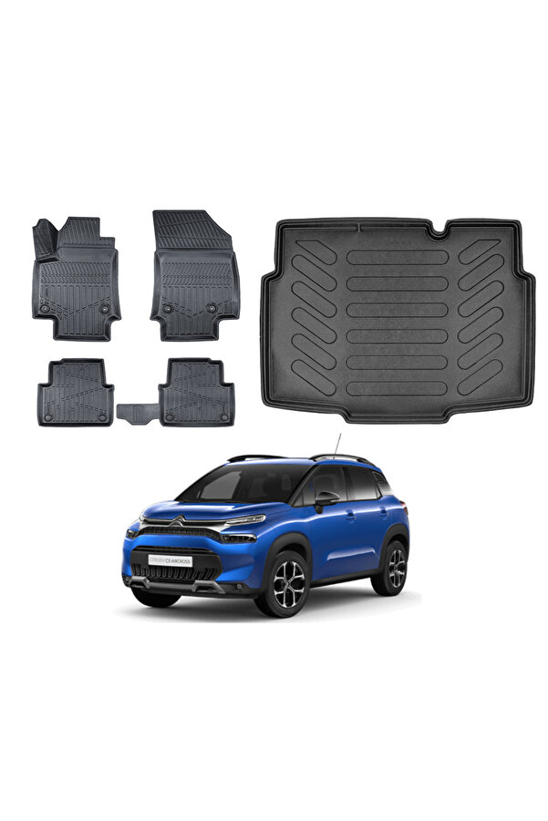 ko kaliteoto Citroen C3 Aircross 2020 Luxury Series - 3D Lower Luggage ...