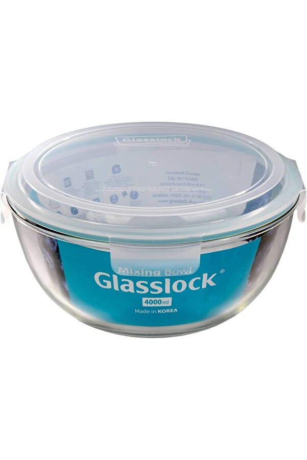 ASTERA Glasslock Round Glass Storage Container 4000ml - Trendyol