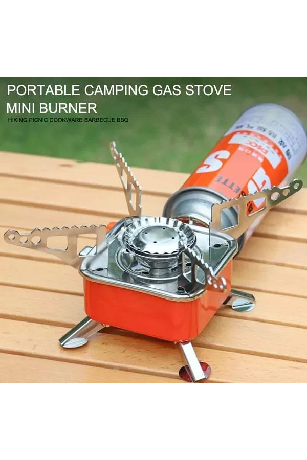 Choice Portable Camping Gas Stove Mini Burner Cooker Foldable Windproof Cassette Stove Burner Hiking Pic. Trendyol