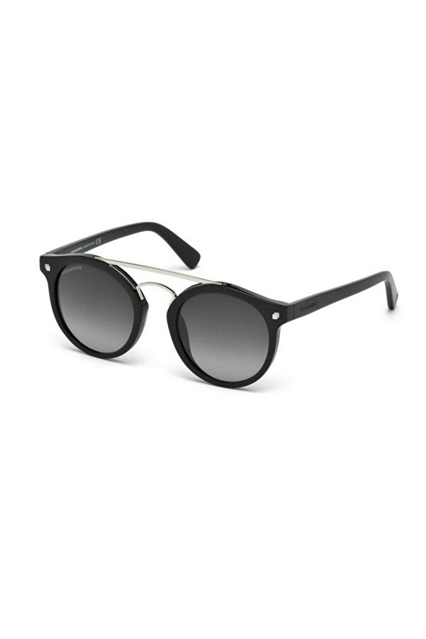 DSquared2 Unisex Black-Smoked Organic (Uv) Glass Cellulose Acetate ...