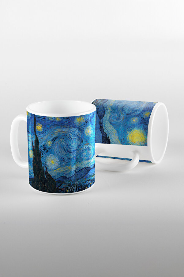 feinas Starry Night Porcelain Mug Cup - Trendyol