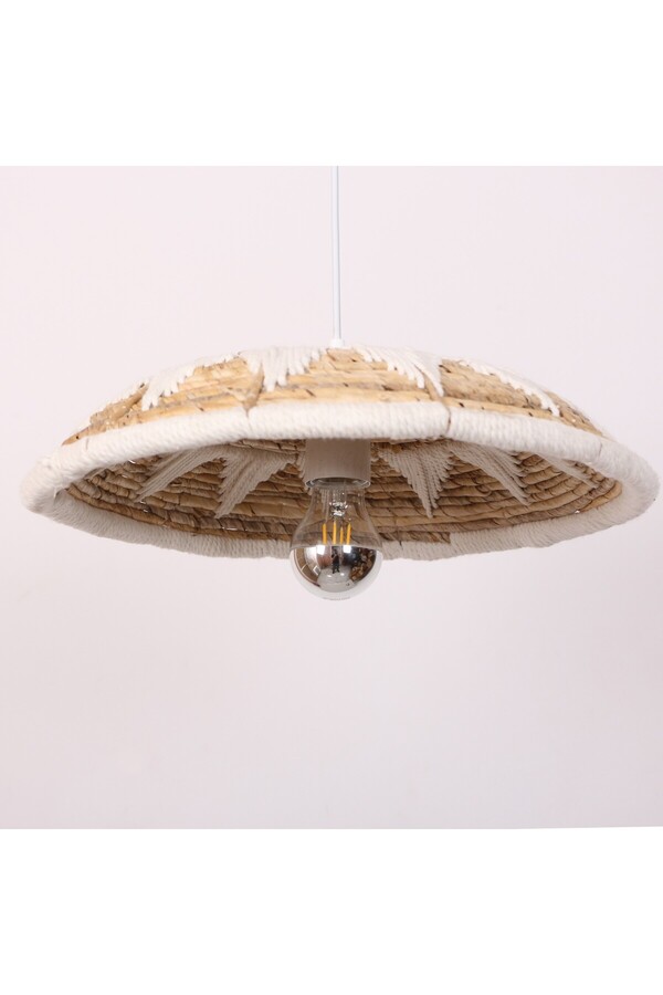 Mylamp Inka 40X9 cm Diameter - Natural Abaca Lighting- Trendyol