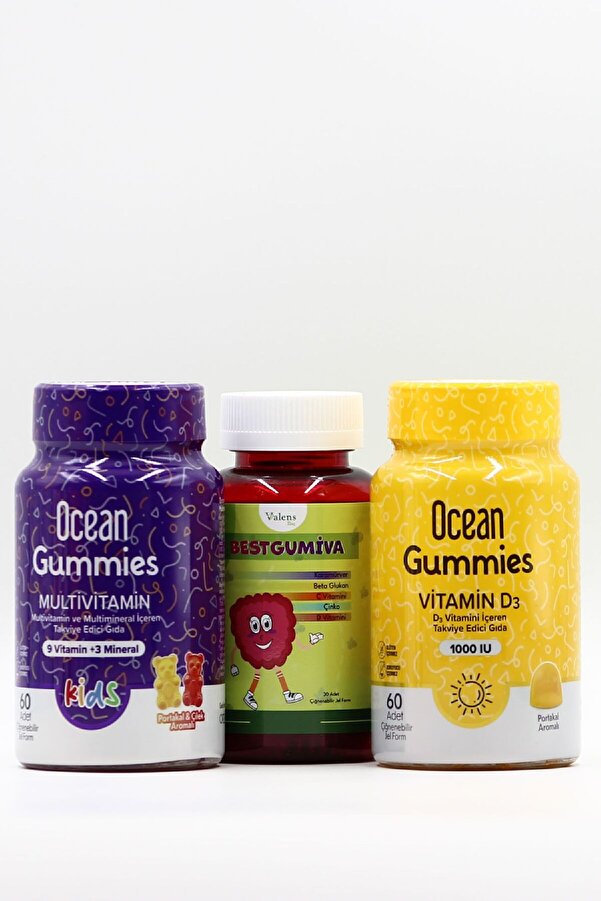 Ocean Gummies Multivitamin D3 Vitamin Bestgumiva Chewing Form - Trendyol