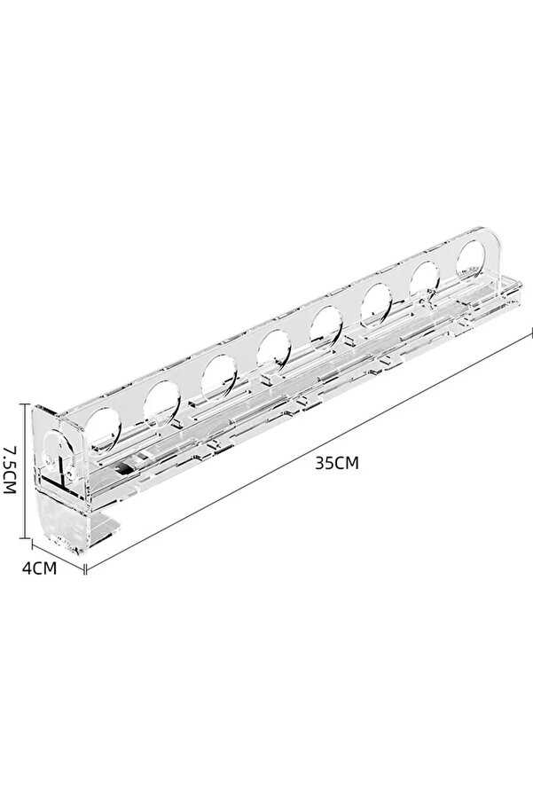 HOCOSHINE 2024 Wardrobe Hang Telescopic Slide Rail Clothes Pants Hanger ...