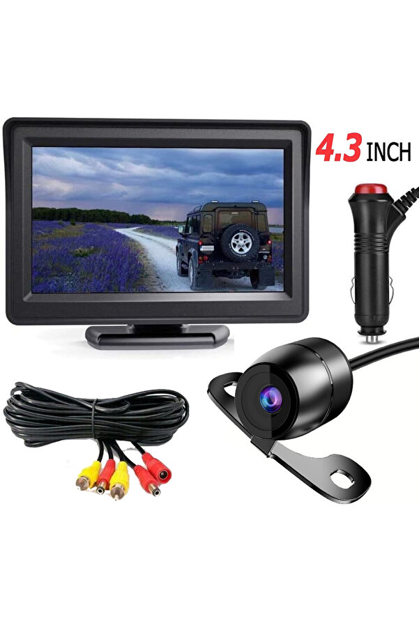Choice Car Monitor Camera Kit 4.3 Inch TFT LCD Screen Rear View System ...