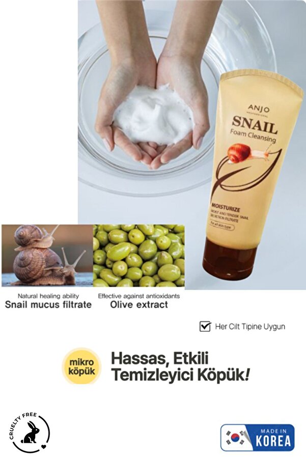 Anjo Snail Mucin Extract Skin Barrier Repair Moisturizing Korean Skin ...