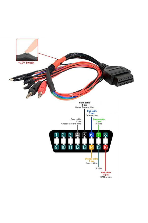 Choice OBD Breakout Tricore Cable ECU Boot Pinout Cable OBD2 Diagnostic ...