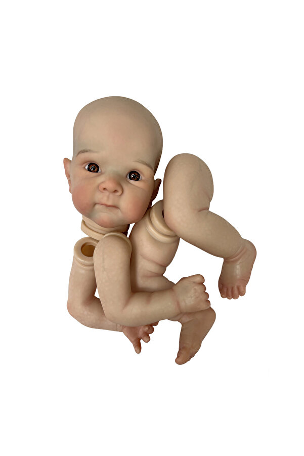 AnjoDoll 18 Inch Bebe Bettie Doll Kits 3D Painting Handmade Soft Vinyl ...
