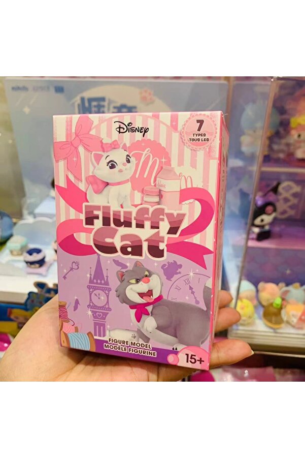 Choice Miniso Disney Fluffy Cat Series Blind Box Figure Kawaii Anime ...