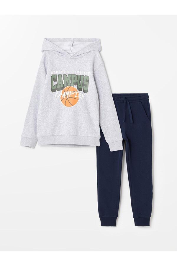 LC Waikiki LCW Kids Hooded Boys Tracksuit Set - Trendyol
