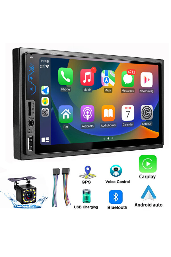 Choice 7 Inch Touchscreen Car Radio 2 Din Car Video Player CarPlay ...