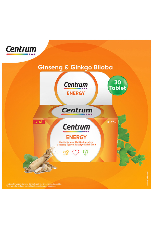Centrum Energy Multivitamin 30 Tablets- Trendyol