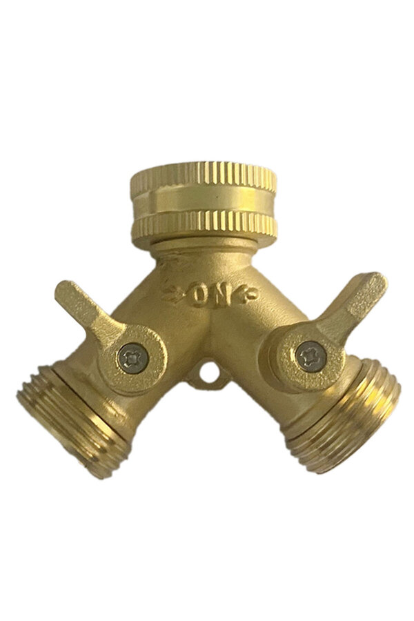 Aihogard Garden Watering Two Way Hose Splitters Connector 3/4 Inch ...