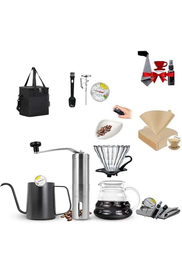 Mibru V60 Coffee Set Of 12 Piece Pour Over Coffee Maker Complete Drip ...