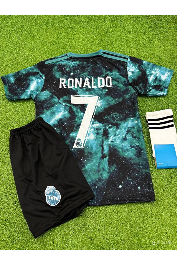 kombinezyum Cr7 Ronaldo Sky with Stars Pattern Custom Design Kids ...
