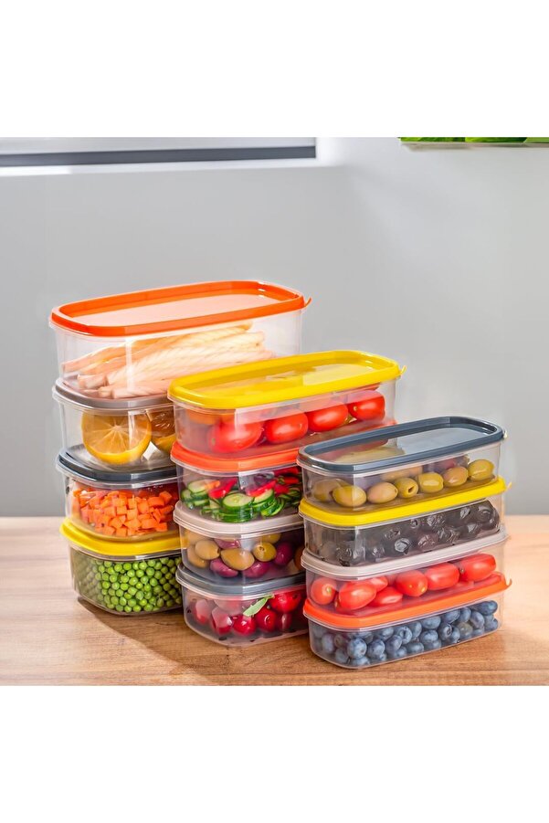 STOREMAX 1001 24-Piece Microwave Deep Freezer Storage Container - Multi ...