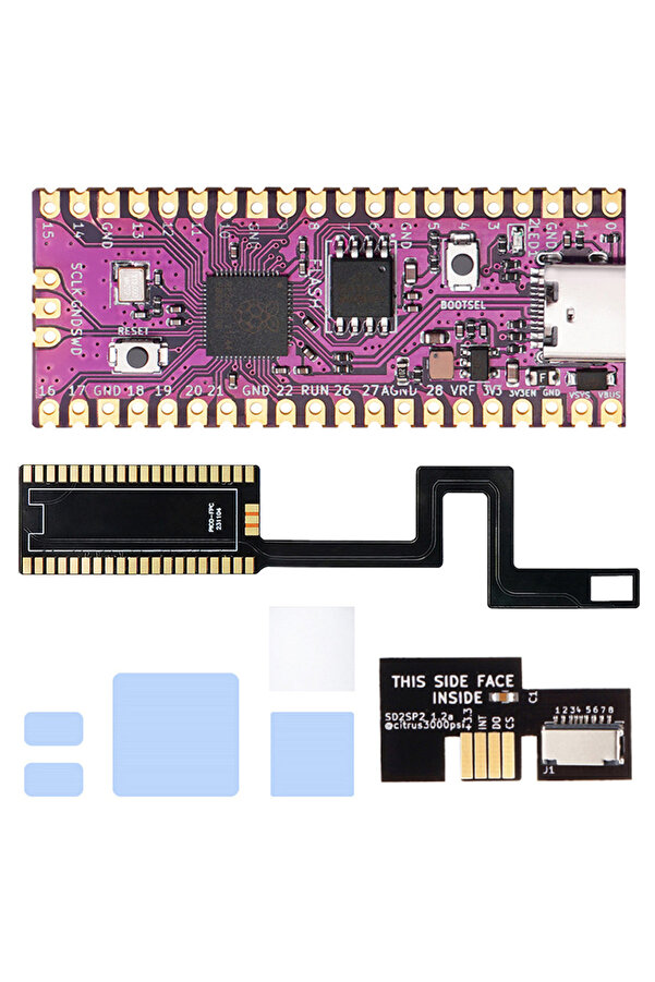 ALLOYSEED For Raspberry Pi Pico Picoboot FPC Flex Cable with GC2SD/SD2SP2 FPC Flexible Ribbon ...