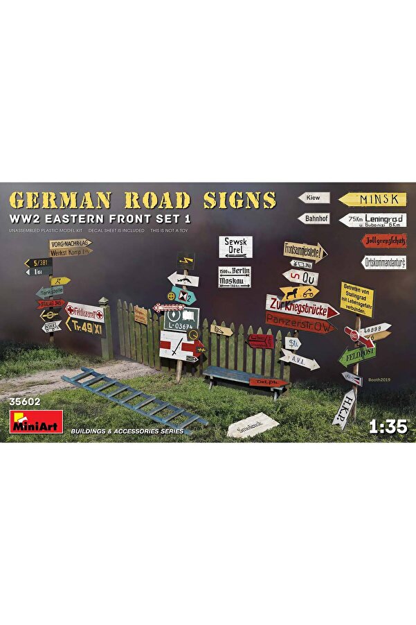 MiniArt Iii. German Road Signs of World War (East Case Set) - Trendyol