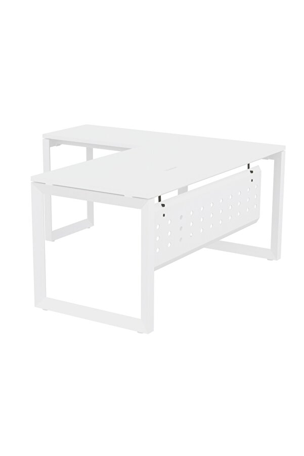 Mahmayi Vorm 136-14L white Modern Workstation without Drawer - Trendyol