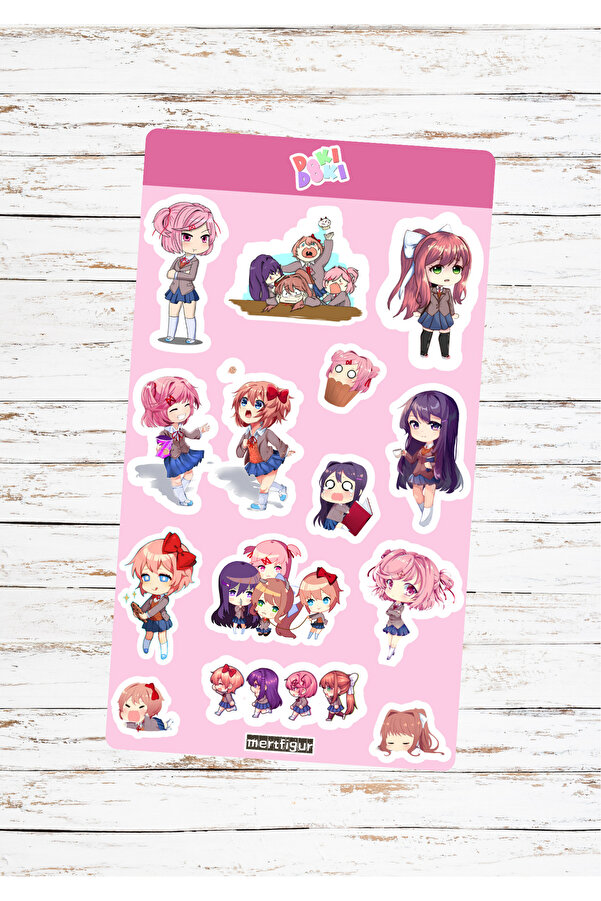 Home Doki Doki Literature Club Sticker Label - Trendyol