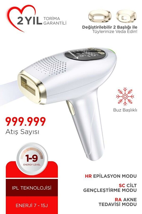 Binbirsepet 9 Different Power Levels Ipl Laser Hair Removal - Whole ...