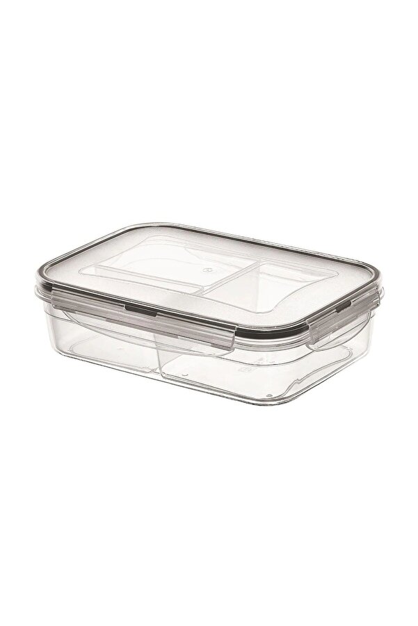 colezium 1-Liter Food Storage Container with 3 Compartments and Locked ...