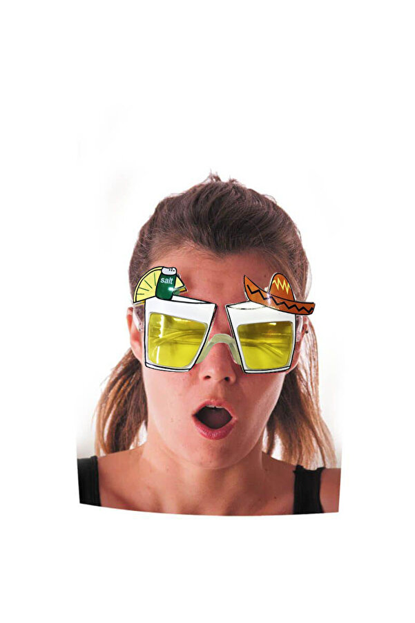 YONCA MODA Tequila Goggles with Mexican Hat in Gold - Lisinya (4767 ...