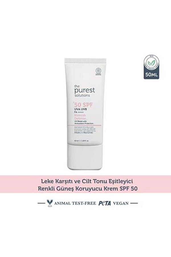 The Purest Solutions Blemished Skin Sunscreen 50+ Spf 50 ml - Trendyol