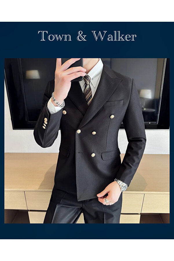town walker Men's Old Money Suit Jacket - Trendyol