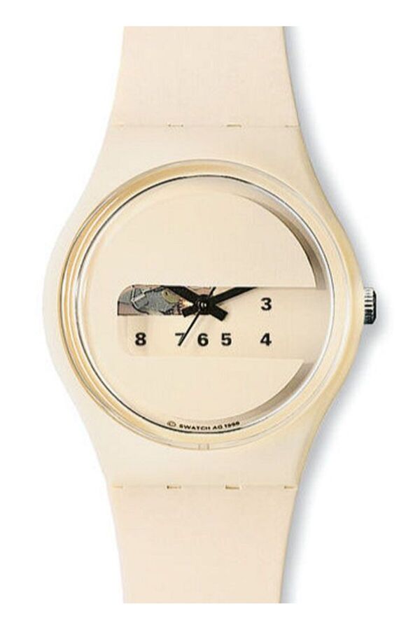 Swatch Watch - Beige - Beige - Trendyol