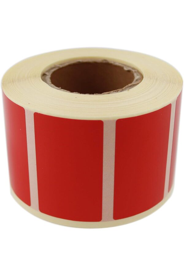 Cetking 1000 Pcs Red Color Printed Labels - 50mm X 30mm Dimensions ...