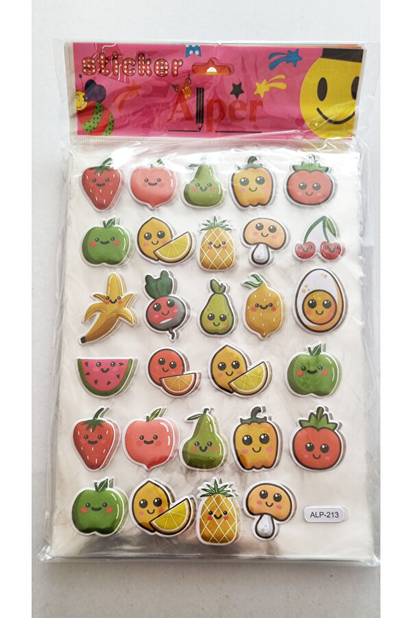 Modellino 30x17cm Emoji Embossing Sticker - Smiley Birds with Heart ...