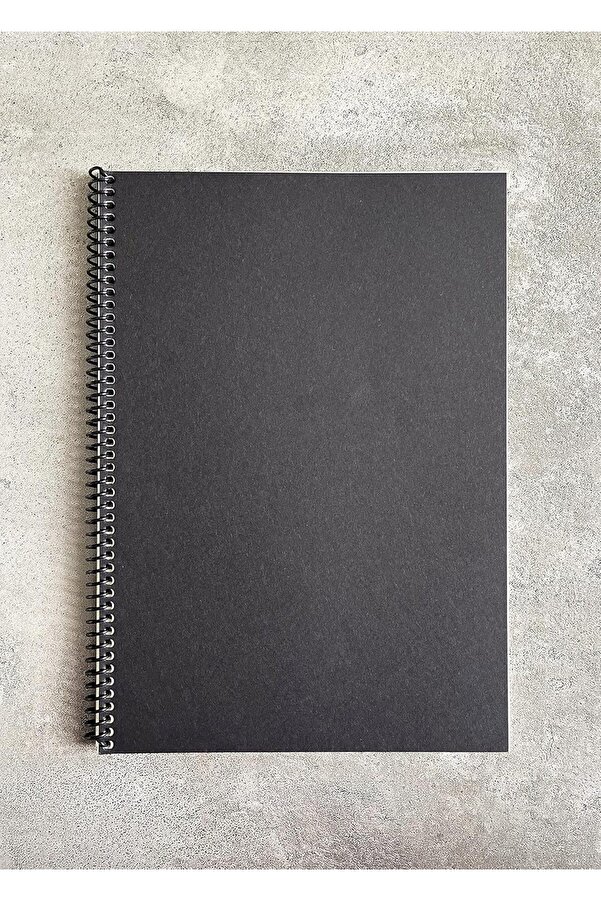 STOREMAX Emlshop - A4 Size Unlined Ivory Paper Notebook with Spiral, 60 ...