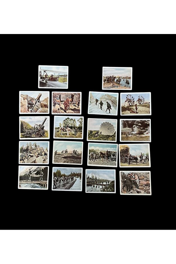 kho military design 6X5 Cm. Ww2 Visual Label Lots (18 Pieces) - Trendyol