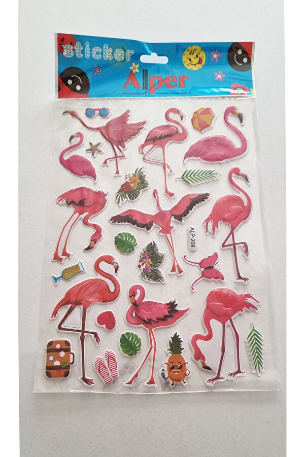 Modellino 30x17cm Emoji Embossing Sticker - Smiley Birds with Heart ...