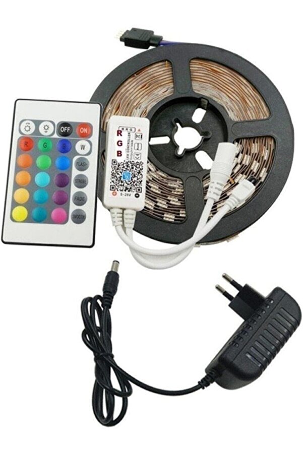 maxstrox Jvnna Rgb Led Strip Set 5 Mt Rgb Led 3 Colors + Transformer ...