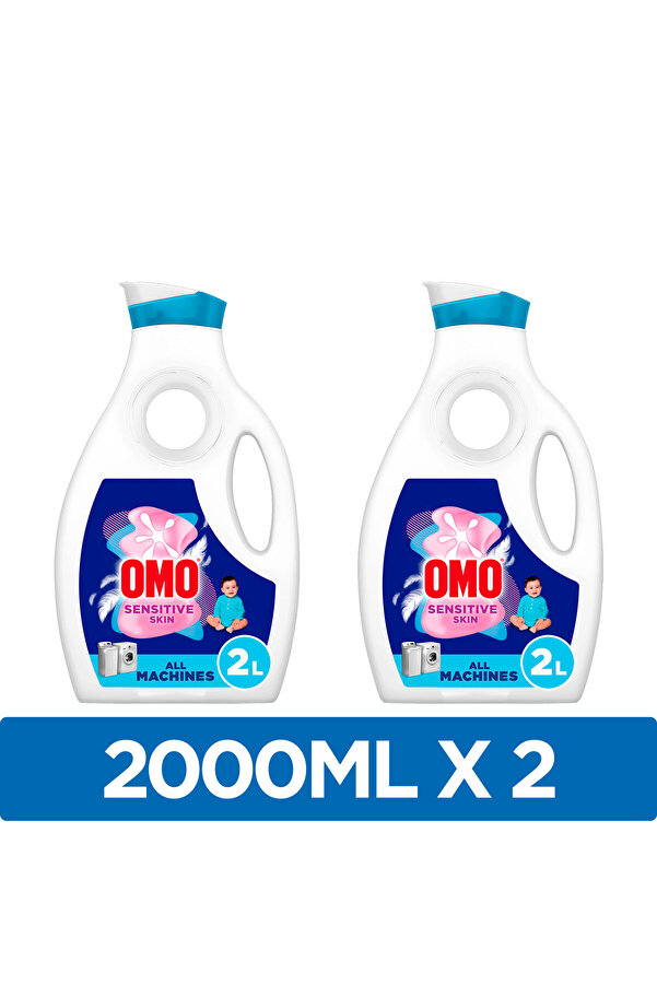 Omo Liquid Laundry Detergent Sensitive 2L X 2 - Trendyol