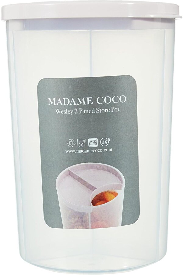 KYCBABY Blg Coco Wesley 3 Compartment Food Container, Soft Powder ...