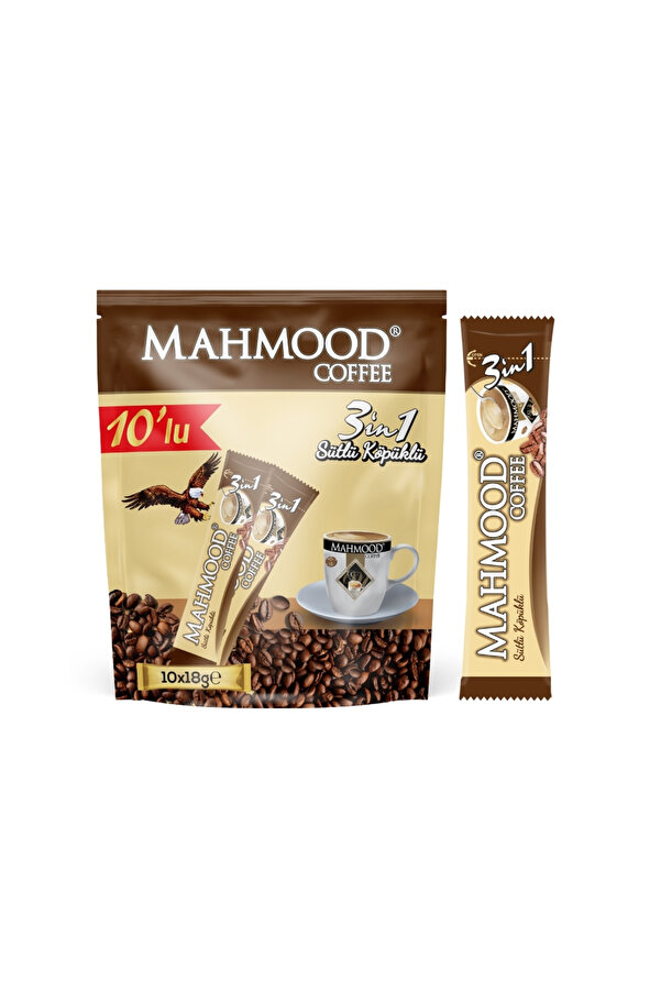 Mahmood 18 g X 10 Milk Sparkling Coffee - 3 in 1 - Trendyol