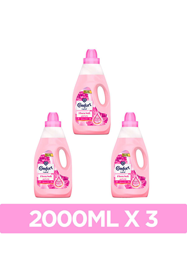 Comfort Fabric Softener Flora Soft 2L X 3 - Trendyol