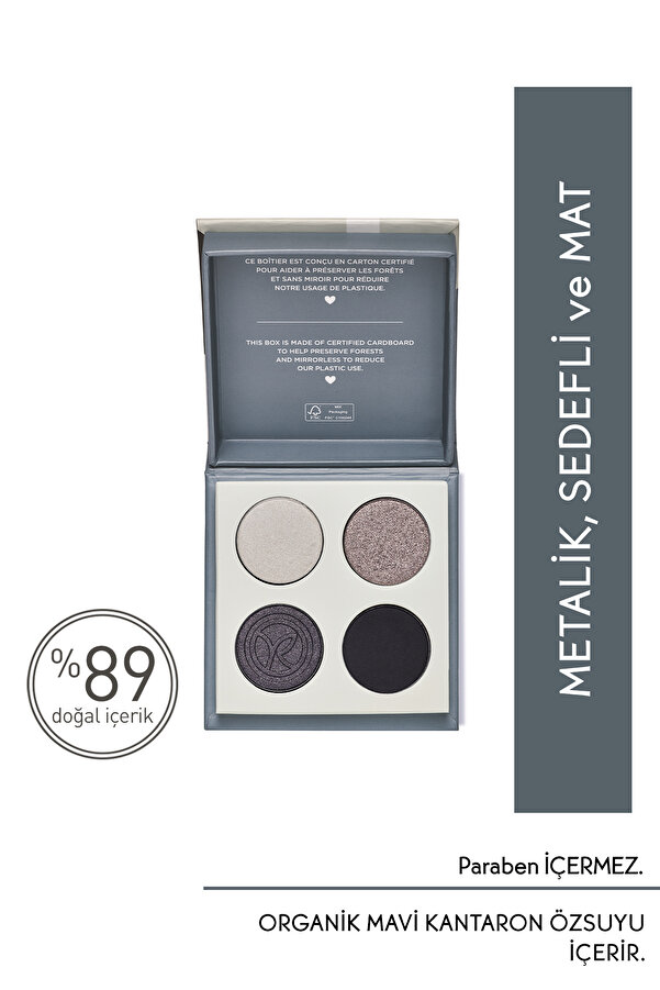 Yves Rocher High Pigmentation Powder Formula 4-Pack Eyeshadow Palette ...