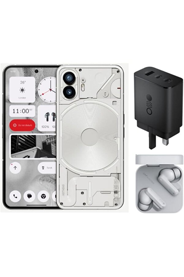 NOTHING Phone 2 5G Dual SIM White 12GB RAM 256GB - Middle East Version - Trendyol