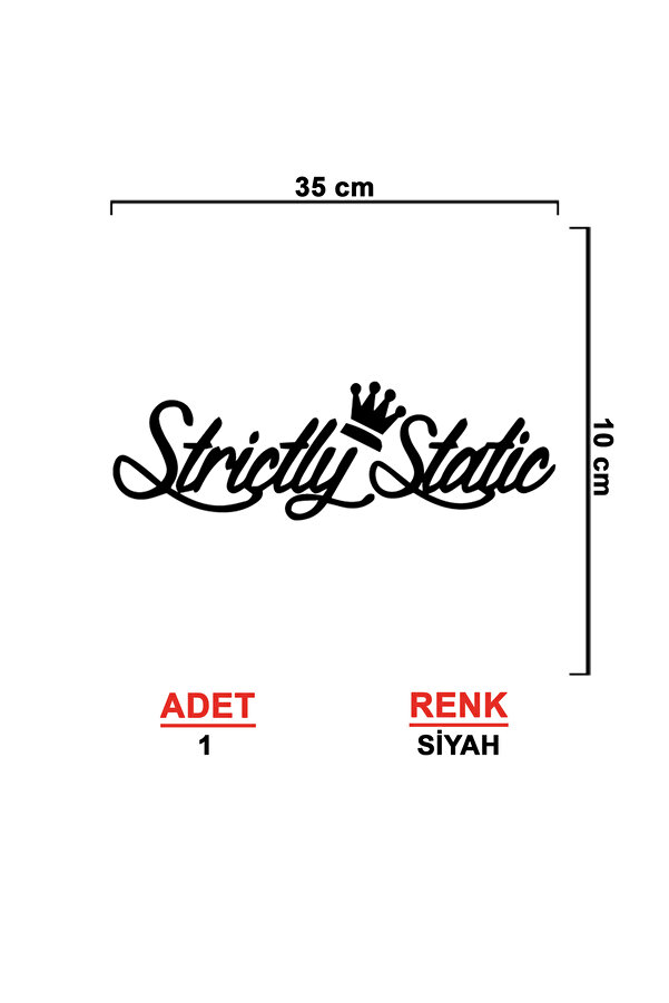 Sönmez Dijital Strictly Static Sticker Model 1 - Car and Auto Sticker ...