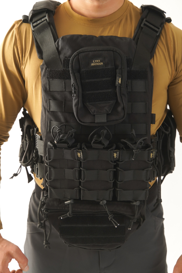 lynxarmour Lynx Armour ® Assault Vest, Model-4, Black - Trendyol